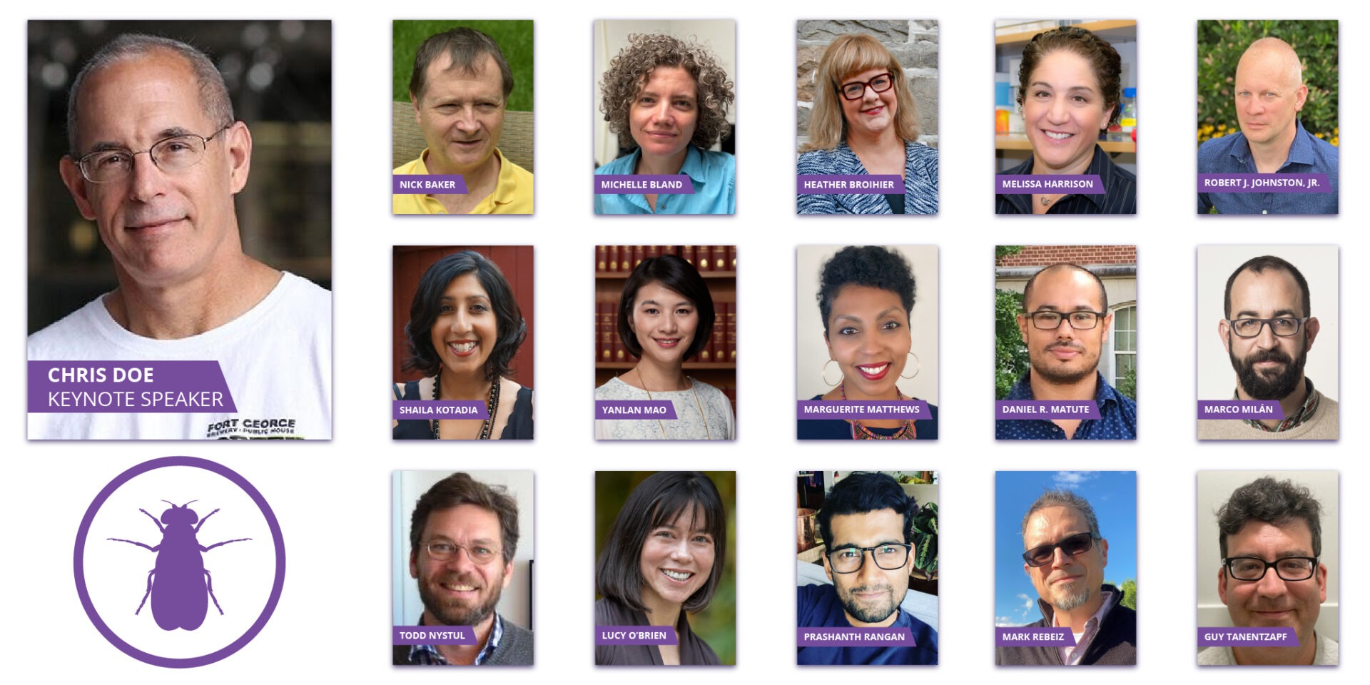 Invited Speakers – 63rd Annual Drosophila Research Conference