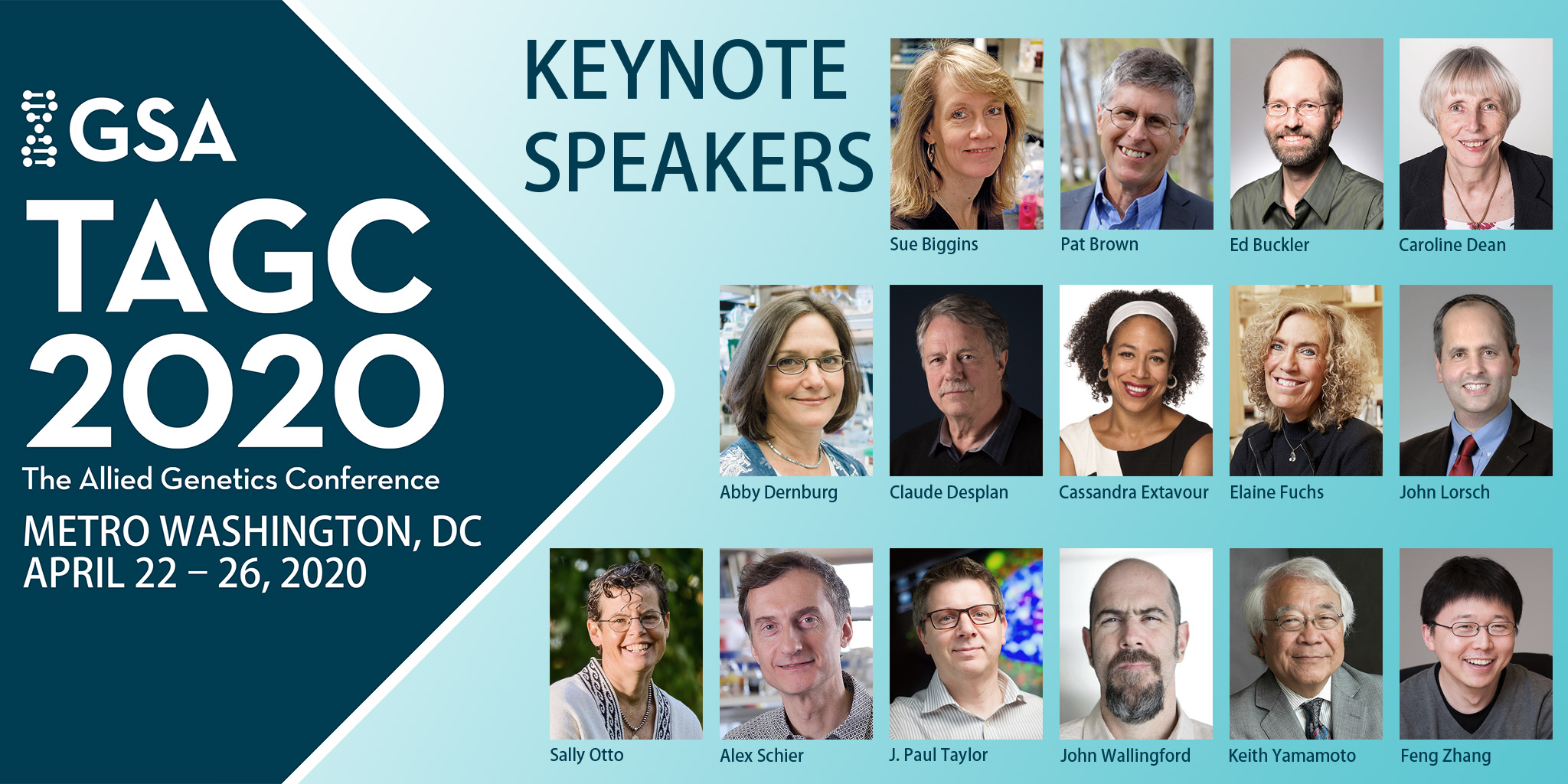 Invited Speakers - TAGC 2020 Live